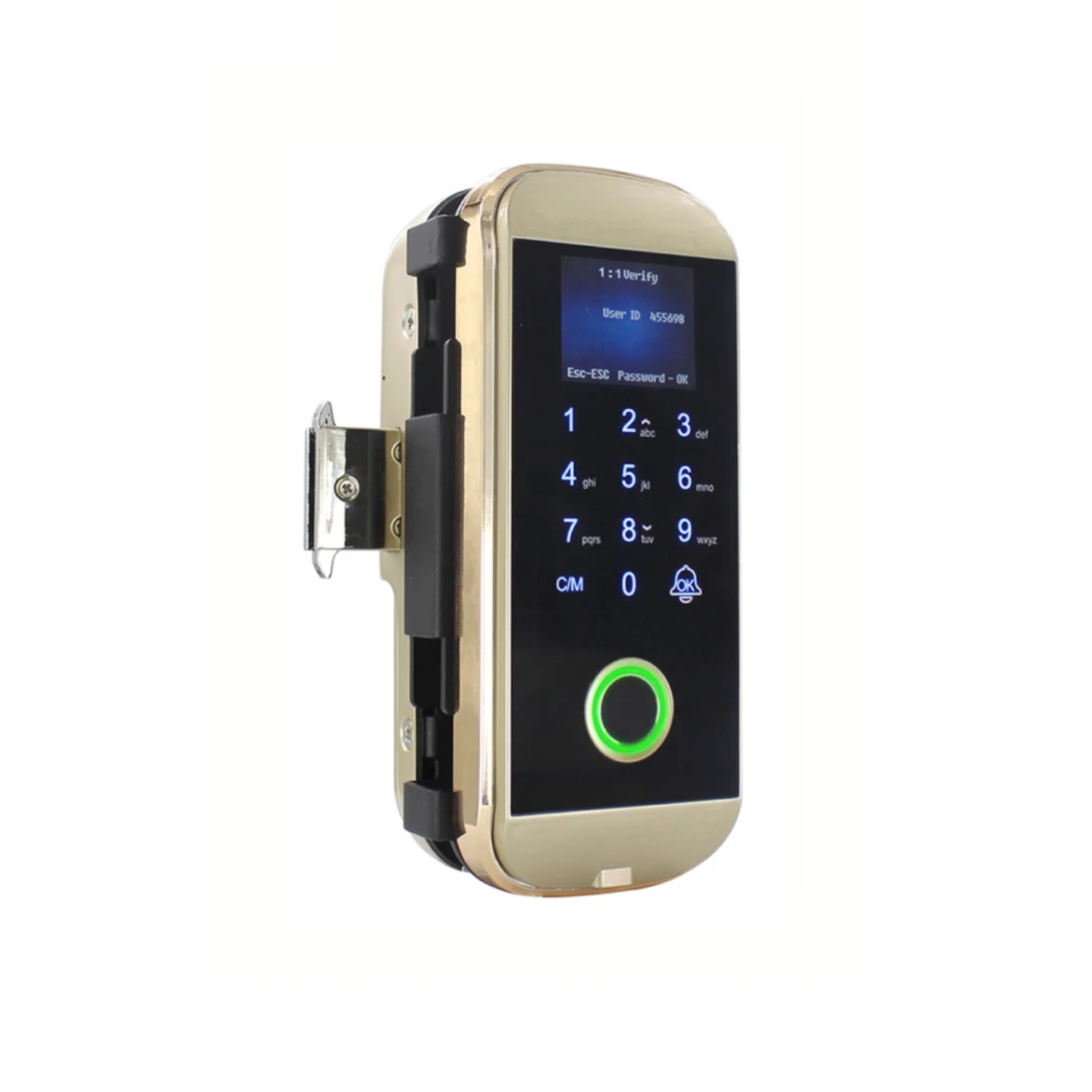 Commercial Biometric Glass Sliding Door Lock