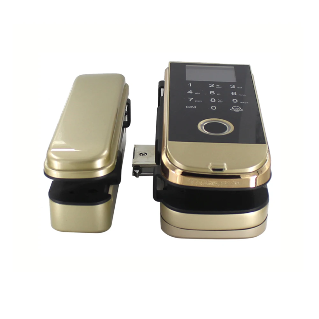 Commercial Biometric Glass Sliding Door Lock